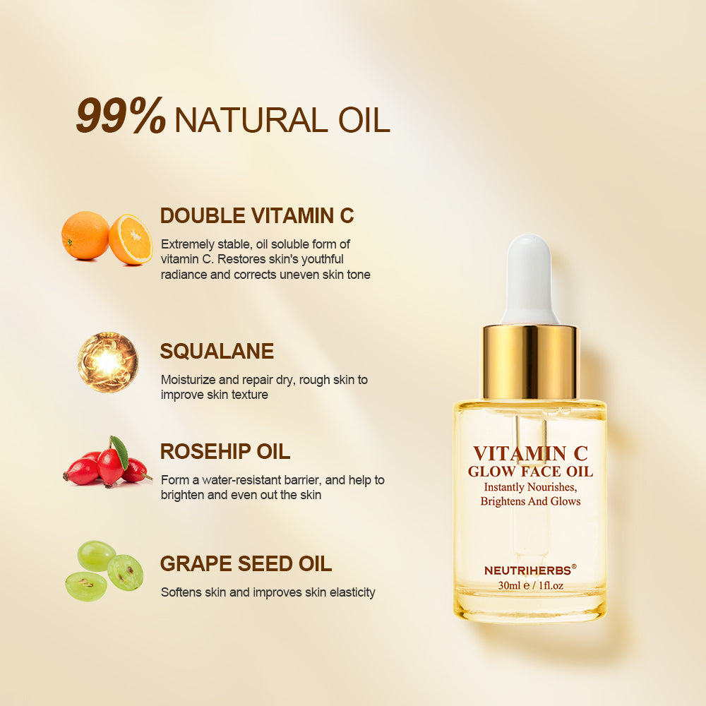 Vitamin C Glow Face Oil - 30ml – Neutriherbs