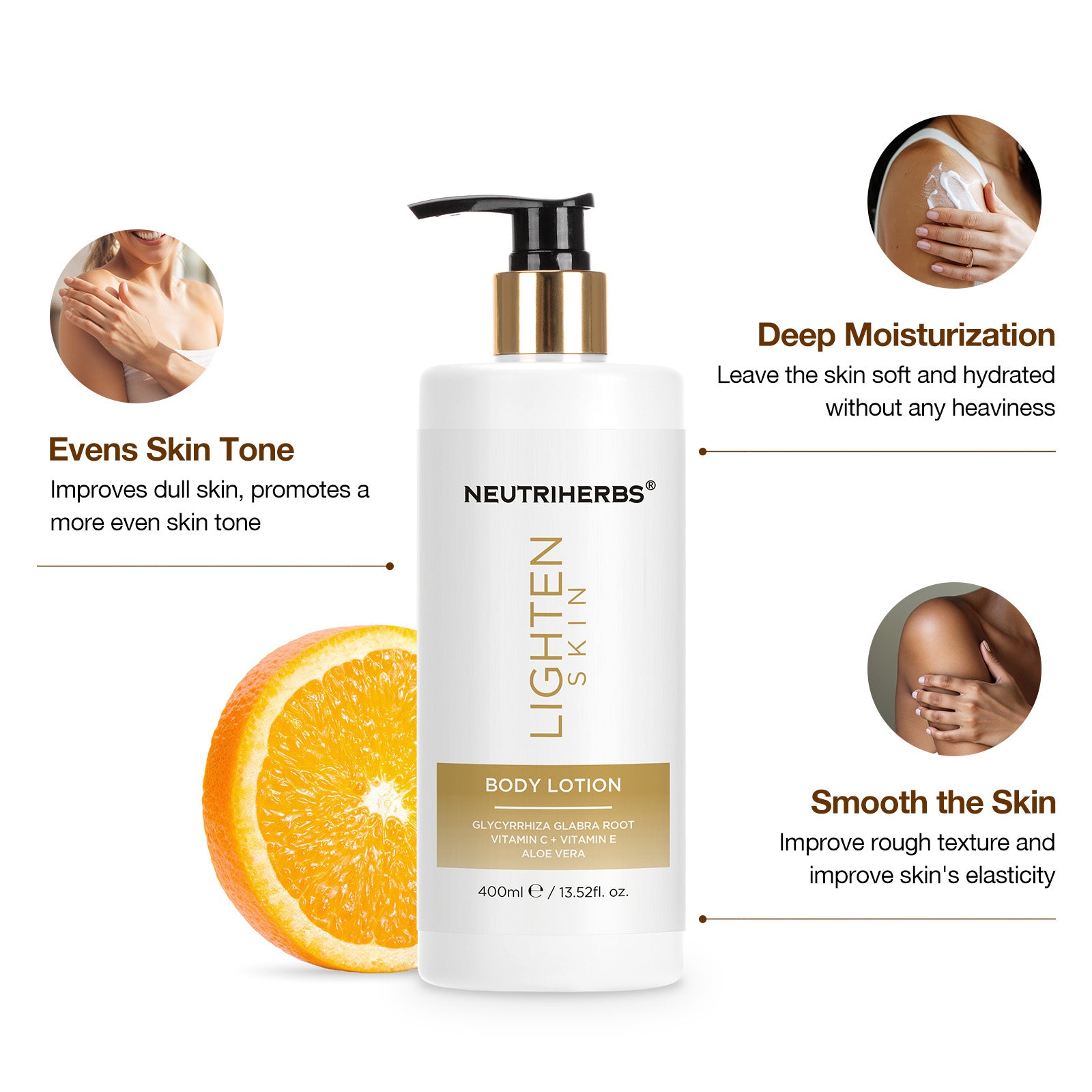 Lighten Skin Body Lotion - 400ml – Neutriherbs