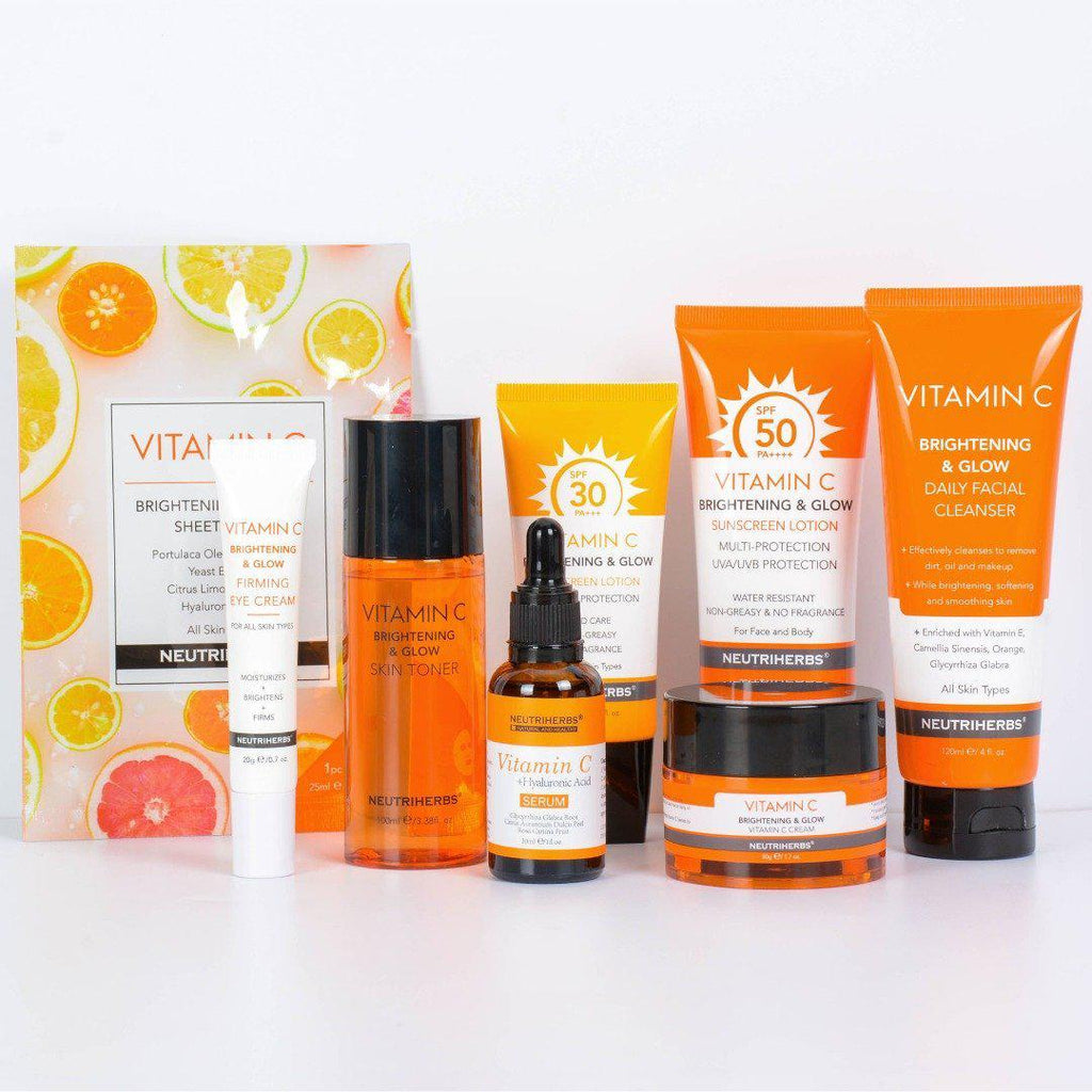 Vitamin C Glow Boost Complete Facial Kit – Neutriherbs